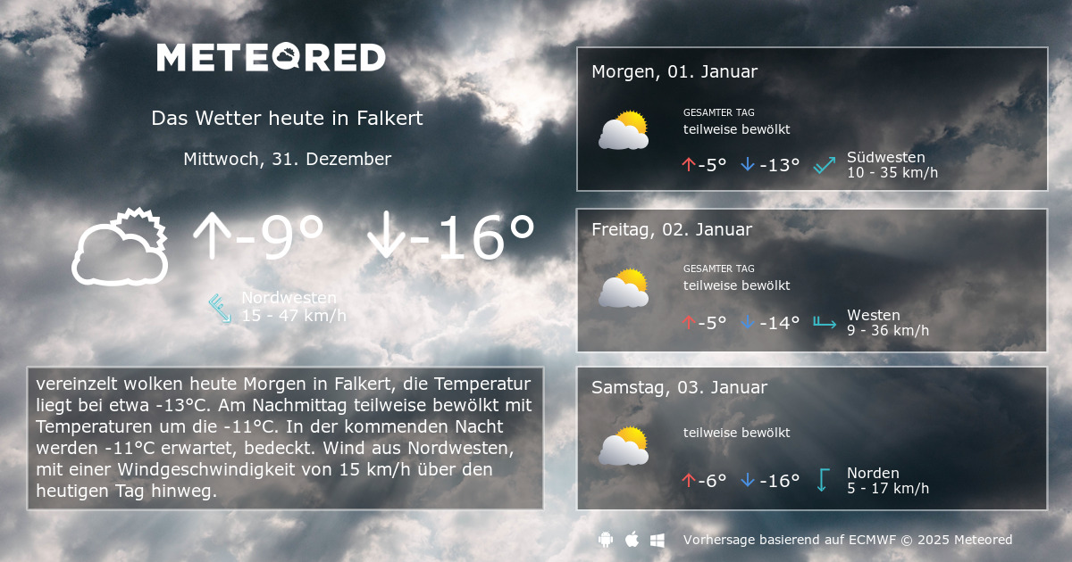Wetter Falkert 14 Tage - daswetter.com | Meteored